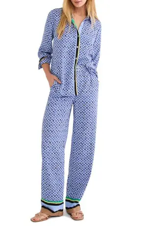 NIC+ZOE Mosaic Print Button-up Shirt