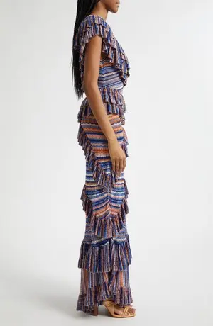 Ulla Johnson Raina Ruffle Lace Maxi Dress