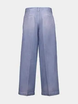 Marni Pleated Wide-leg Trousers