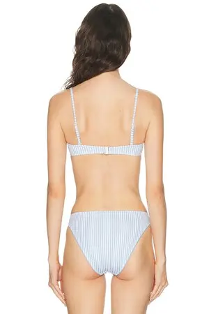 Solid & Striped The Juliette Bikini Top - Blue Lagoon