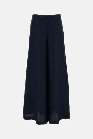 BIFFI Linen Wide-leg Trousers