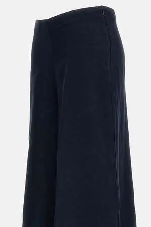 BIFFI Linen Wide-leg Trousers