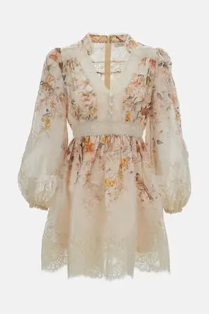 Zimmermann Luna Lace Lantern Dress