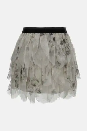 Max Mara Talc Mini Skirt - Grigio