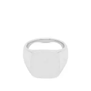 Tom Wood Cushion Ring Satin - Silver
