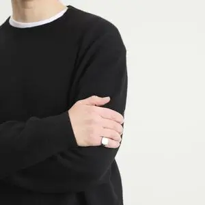 Tom Wood Cushion Ring Satin - Silver