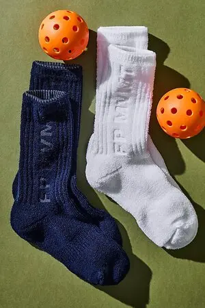 Free People Terry Recovery Socks - Navy