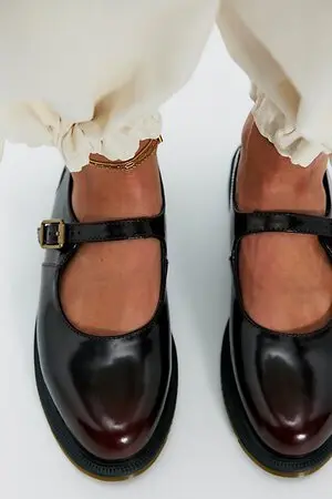 Dr. Martens Madaline Slingback Mary Janes - Cherry Red