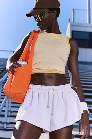 Free People Flutter Shorts - White
