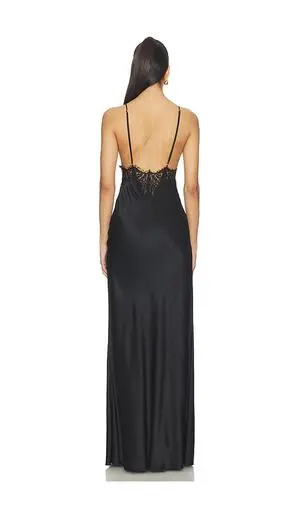 Nbd Gown With Lace Trim