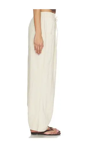 Free People Chambers Laid Back Pull On Pant - Beige