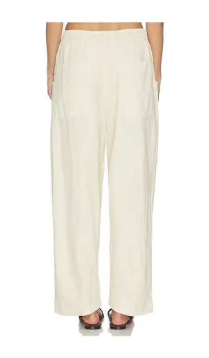 Free People Chambers Laid Back Pull On Pant - Beige