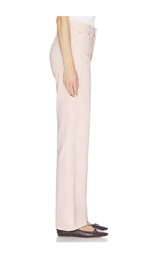 AGOLDE Ren High Rise Wide Leg Jeans - Blush