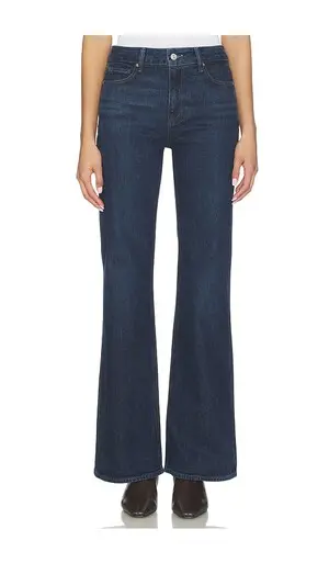 Paige Sofia Seamed Flare Jeans - Blue