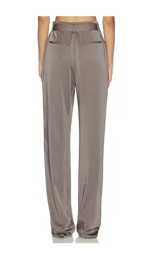 Lapointe Belted Pant - Grey