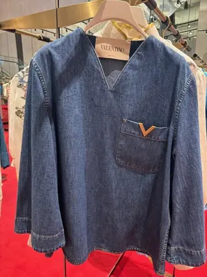 Valentino Garavani Denim Shirt - Blue
