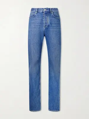 Bottega Veneta Straight-leg Organic Jeans - Blue