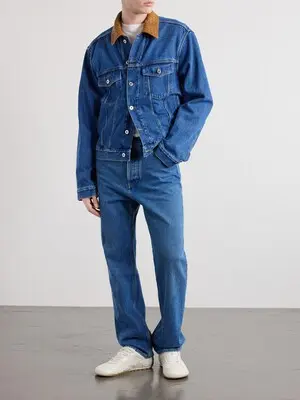 Bottega Veneta Straight-leg Organic Jeans - Blue