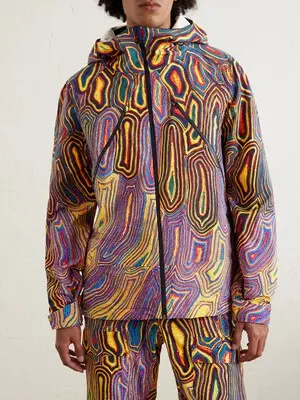 Aztech Mountain Matthew Day Jackson Hayden Printed Ski Jacket - Purple