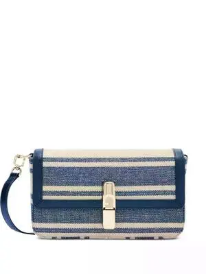 Furla Iride Striped Crossbody Bag - Blue