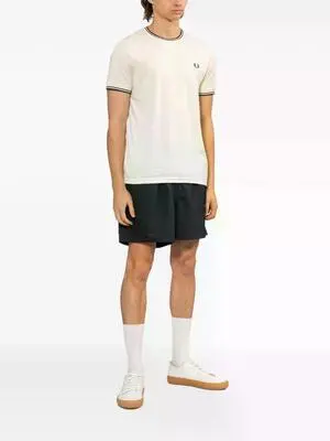Fred Perry Logo Embroidered Elasticated Waist Shorts