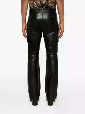 ERNEST W. BAKER Pocket Leather Trousers