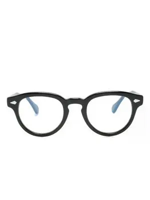 MOSCOT Maydela Round-frame Glasses - Black