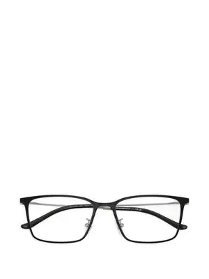 Emporio Armani Rectangle-frame Eyeglasses - Black