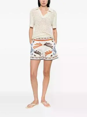 Herno Elasticated-waistband Printed Shorts