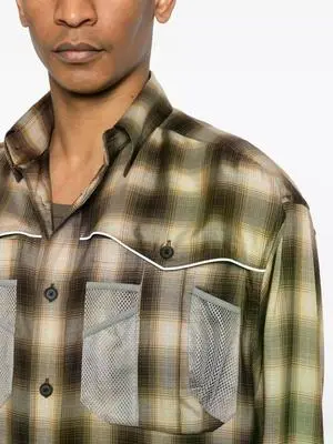 Kolor Plaid-pattern Shirt