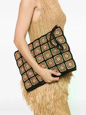 IBELIV Woven Patterned Clutch