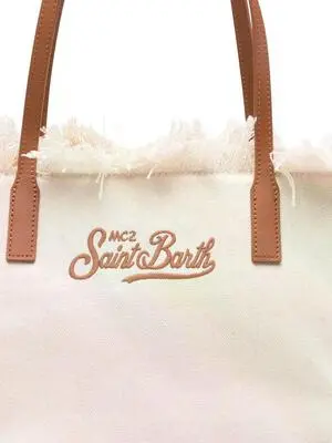 MC2 SAINT BARTH City Fringed-trim Medium Tote Bag