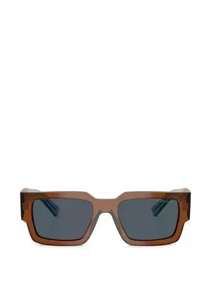 Prada Square-frame Sunglasses - Brown