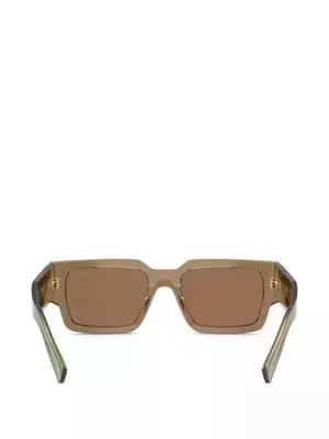 Prada Square Frame Sunglasses - Brown