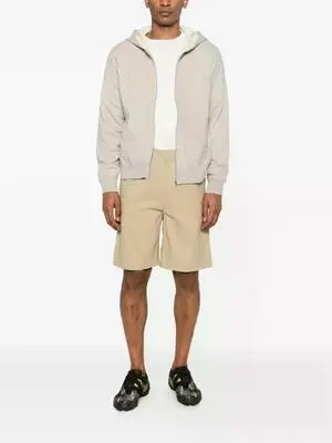 Oakley Pleated Bermuda Shorts - Neutrals