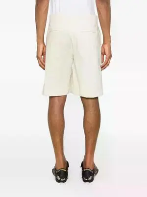 Oakley Pleated Bermuda Shorts - Neutrals