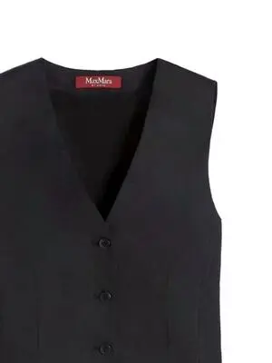 Max Mara Carnet Linen Waistcoat