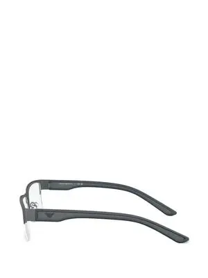 Emporio Armani Rectangle-frame Eyeglasses - Grey