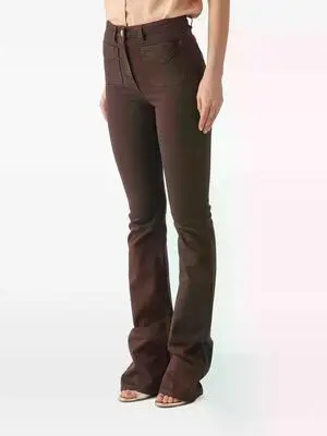 Elisabetta Franchi Flared Denim Trousers