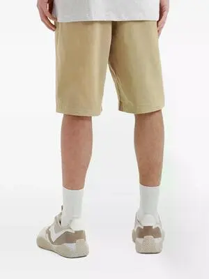 FINGERCROXX Drawstring Logo-patch Shorts - Neutrals