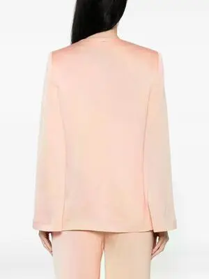 TWINSET Satin V-neck Cape Blazer