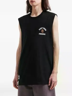 FINGERCROXX Graphic Tank Top - Black
