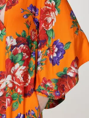 Moschino Floral Viscose Midi Dress