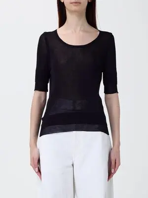 LEMAIRE Viscose And Silk Top - Blue