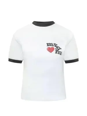 Msgm Cuffed T-shirts For Women