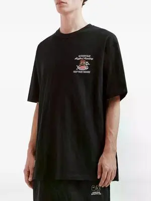 FINGERCROXX Graphic-print T-shirt - Black
