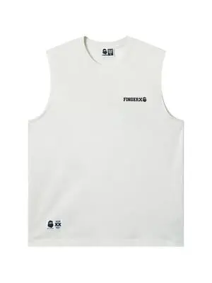 FINGERCROXX Logo-print Tank Top - Neutrals