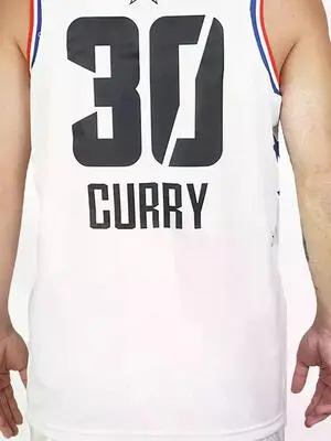 JORDAN Nba Gs Warriors Curry All-star Edition Swingman Jersey - White