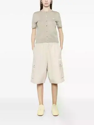 Maison Kitsuné Logo-patch Cardigan - Neutrals