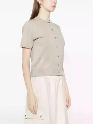 Maison Kitsuné Logo-patch Cardigan - Neutrals